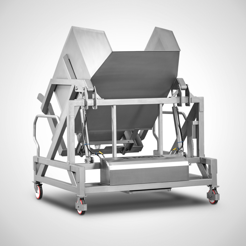 Swing loader for large containers, standard: Mohn GmbH