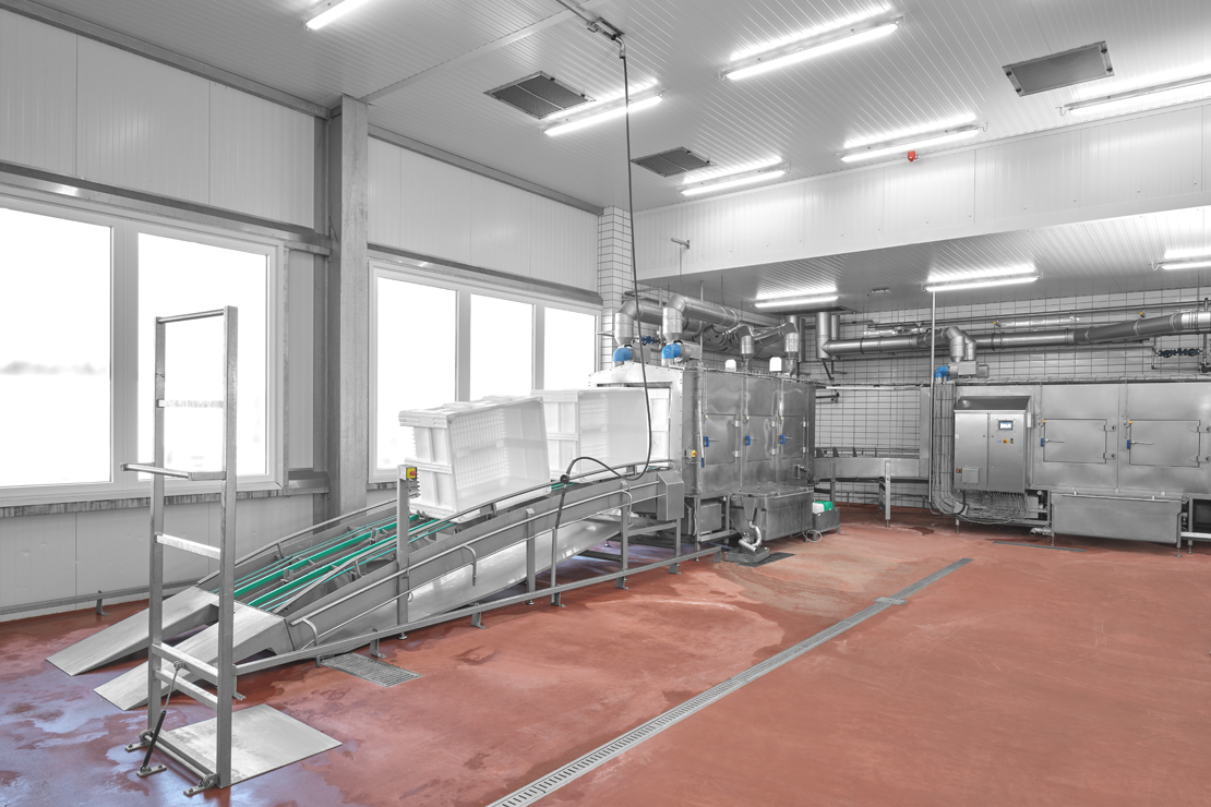 Industrie-Waschanlage in der Convenience-Industrie: Mohn GmbH