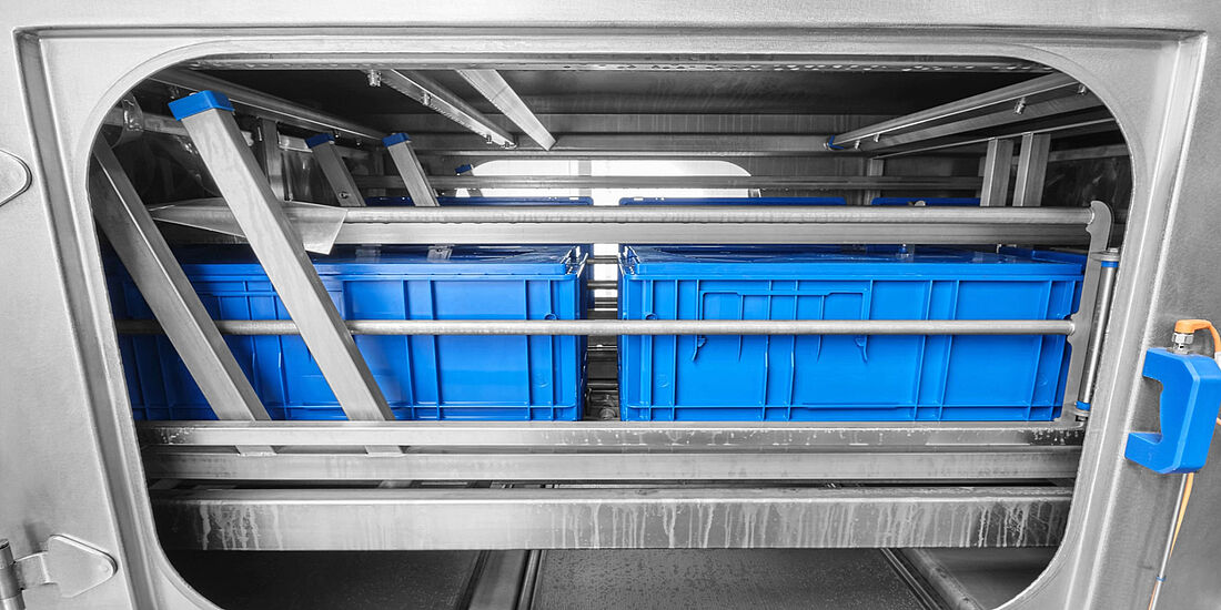 KLT washing systems with drying for industry: Mohn GmbH