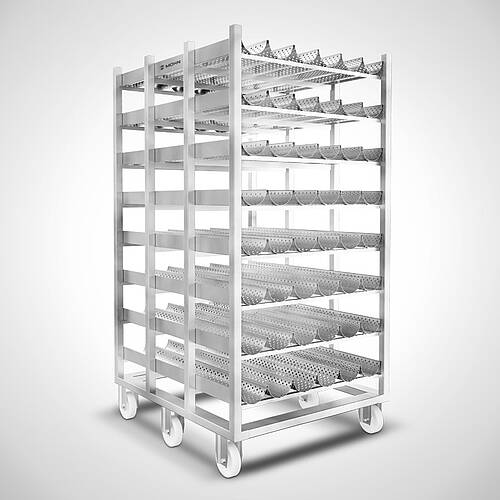 H-shape smoke trolley: Mohn GmbH