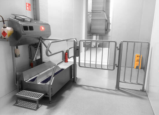 Hygiene stations for the food industry - MOHN GmbH: Mohn GmbH