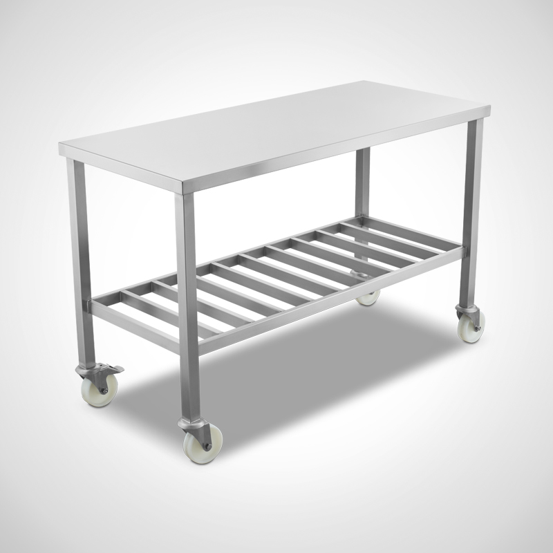 Worktable base frame: storage grate: Mohn GmbH