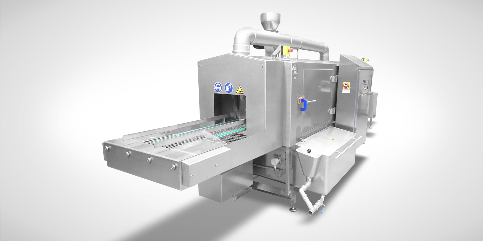Industrial washing machine - cans, buckets, bagged products: Mohn GmbH