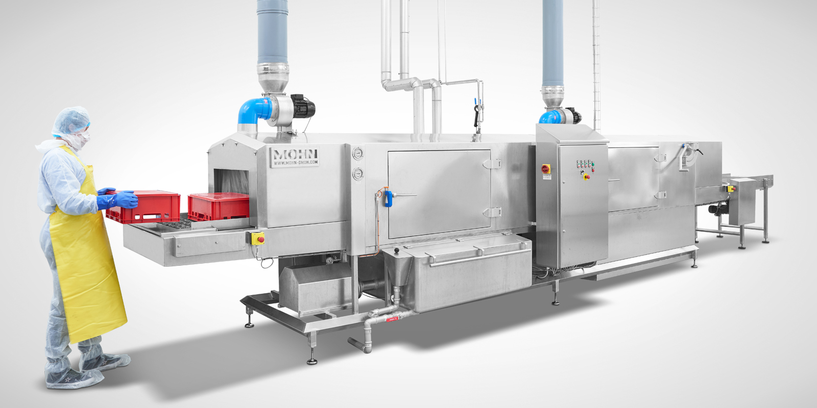 Industrial washing machine - Trolleys, container, boxes: Mohn GmbH
