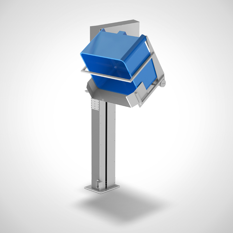 Lifting and tilting devices for big boxes (1 column): Mohn GmbH