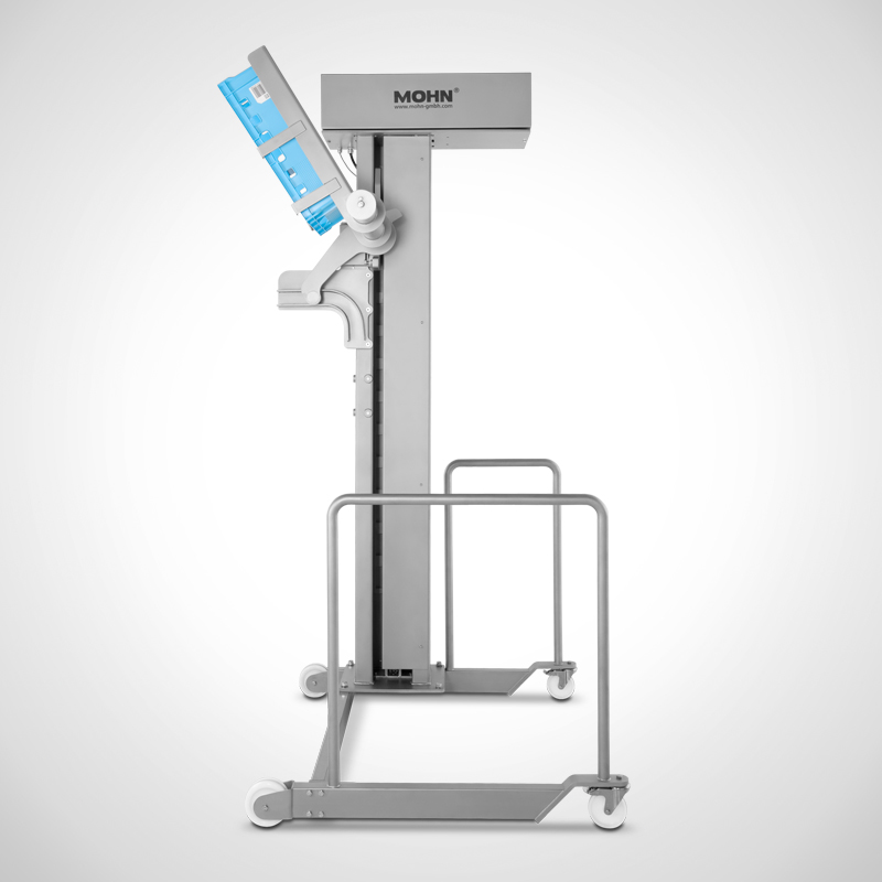 Lifting and tilting devices for E2 containers: Mohn GmbH