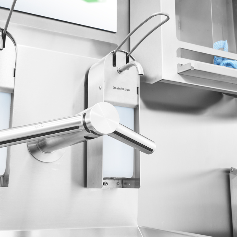 Hygiene wall with Dyson Airblade Wash + Dry: Mohn GmbH