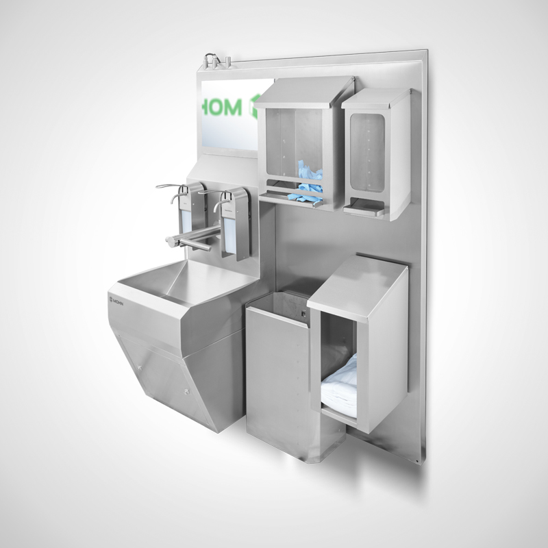 Hygiene wall with Dyson Airblade Wash + Dry: Mohn GmbH