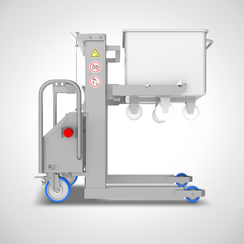 Electric bin stacker for meat bins DIN9797 - Mohn GmbH: Mohn GmbH