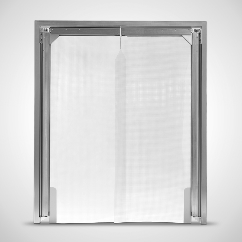 Clear PVC door - galvanised: Mohn GmbH