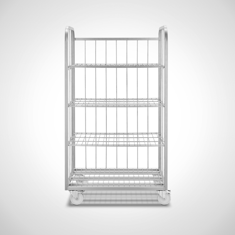 Laundry trolleys made of stainless steel for changing rooms | Mohn GmbH ...