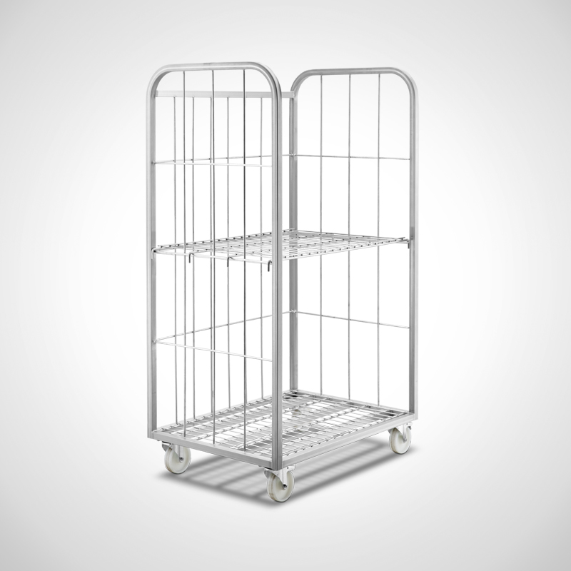 Laundry trolleys made of stainless steel for changing rooms | Mohn GmbH ...